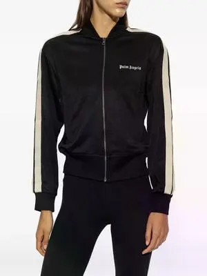 Palm Angels Embroidered Logo Side-stripe Sweatshirt