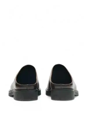 MAISON MARGIELA Brushed Leather Biker Mules