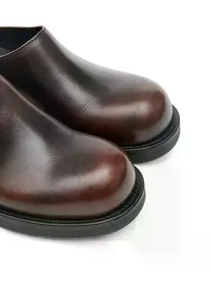 MAISON MARGIELA Brushed Leather Biker Mules