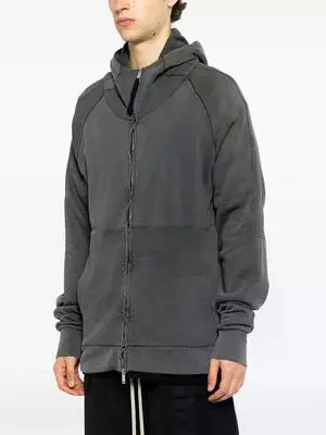 THOM KROM Panelled Zip-fastening Hoodie