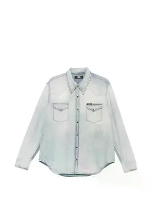 Amiri Western-style Denim Shirt - Blue