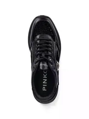 Pinko Nataly 02 Panelled Leather Sneakers