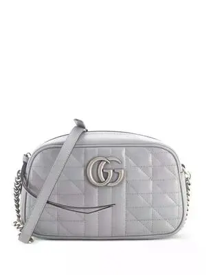Gucci Gg Marmont Shoulder Bag - Grey