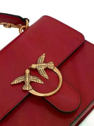 Pinko Love Birds Hardware Leather Handbag