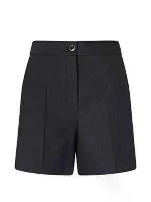 Pinko Tailored Herringbone Shorts - Grey