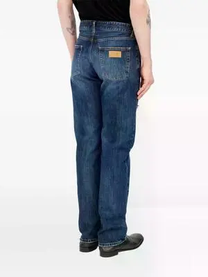 MAISON MARGIELA Distressed-finish Straight-leg Jeans