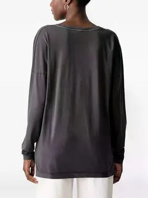 Pinko Safety-pin Logo-print Cotton T-shirt