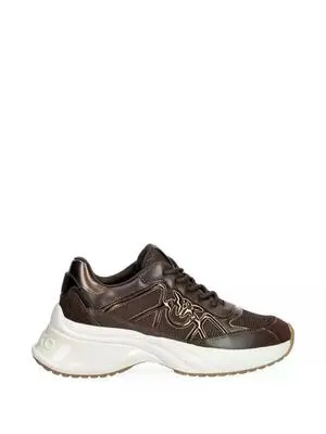 Pinko Ariel 33 Panelled Sneakers - Brown