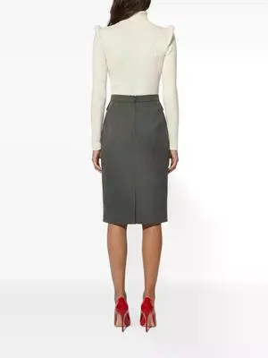 Elisabetta Franchi Cool Wool Skirt