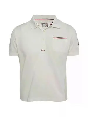 Moncler Cotton Polo Shirt - Neutrals
