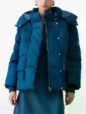 Liu Jo Oversized Jacket With Hood - Blue