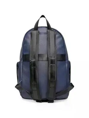 Guess Elvis Logo-plaque Backpack - Blue