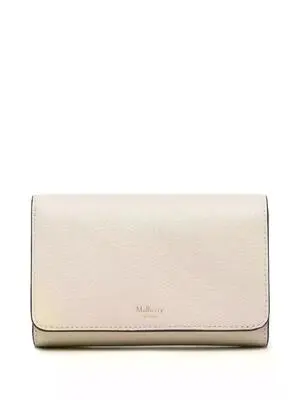 Mulberry Pebbled Logo Lettering Wallet