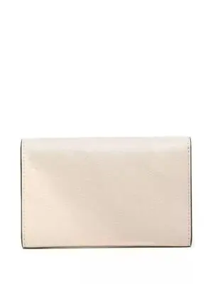 Mulberry Pebbled Logo Lettering Wallet