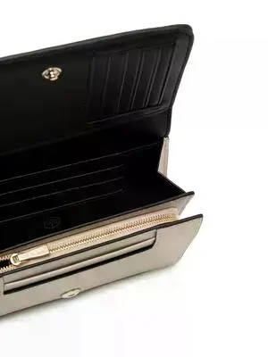 Mulberry Pebbled Logo Lettering Wallet