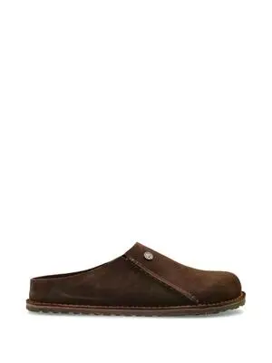 BIRKENSTOCK Zermatt Premium Suede Mules - Brown