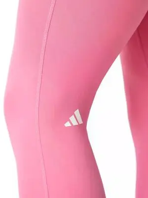 Adidas Logo-print Crossover-waist Leggings - Pink