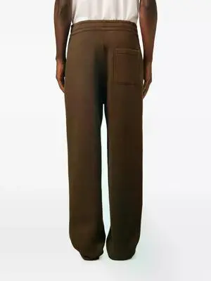 AMI Paris Cotton Track Pants With Embossed De Coeur