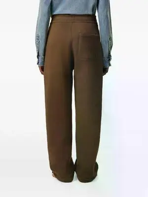 AMI Paris Cotton Track Pants With Embossed De Coeur