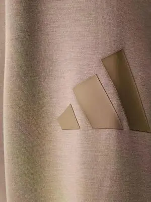 Adidas Soft Lux Logo-patch Long-sleeve Hoodie