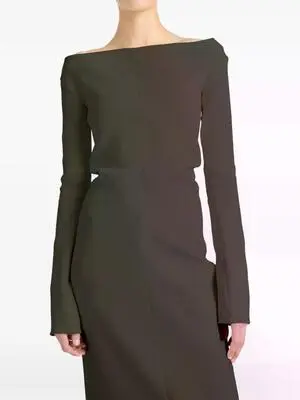 Proenza Schouler Yara Dress In Bi-stretch Suiting