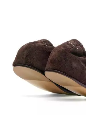 MAISON MARGIELA Anatomic Suede Ballet Flats