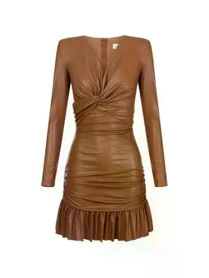 Elisabetta Franchi Mini Dress With Flounce