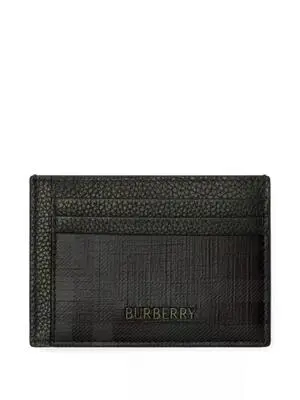 Burberry City Check Clip Card Case - Grey