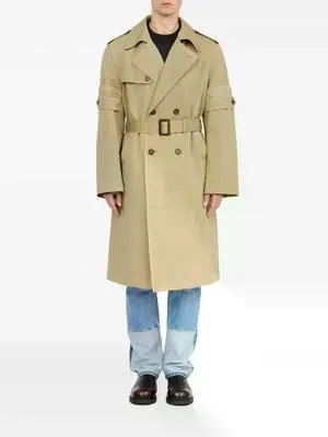 MAISON MARGIELA Double-breasted Overdyed Trench Coat