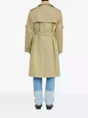 MAISON MARGIELA Double-breasted Overdyed Trench Coat