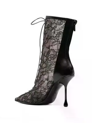 JIMMY CHOO Scarlett Lace-up Heeled Boots