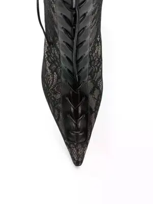 JIMMY CHOO Scarlett Lace-up Heeled Boots