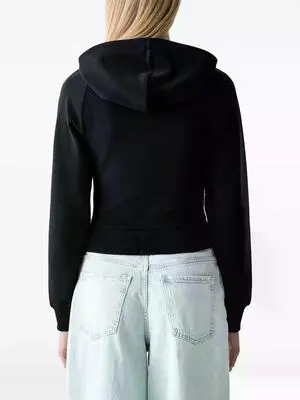 Adidas Logo-patch Raglan-sleeve Hoodie