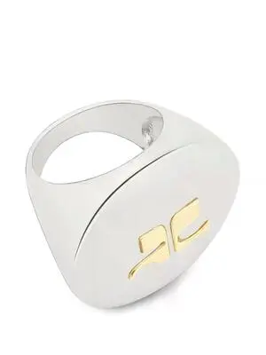 COURREGES Ac Logo-plaque Ring