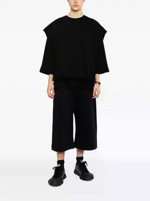 THOM KROM Sleeveless Panelled Sweatshirt