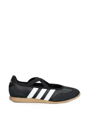 Adidas Barreda Mary Jane Cross-strap Ballet Flats - Black