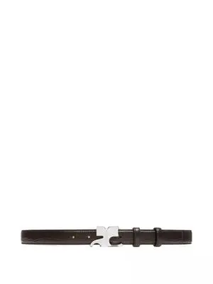 COURREGES Croc-embossed Leather Belt