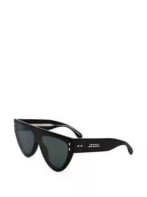 Isabel Marant Étoile Geometric-frame Sunglasses - Black