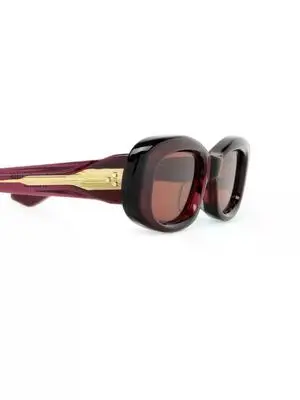 JACQUES MARIE MAGE Ann Oval-frame Sunglasses