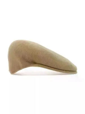 KANGOL Logo-embroidered Wool Felt Flat Cap - Neutrals