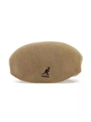 KANGOL Logo-embroidered Wool Felt Flat Cap