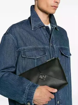 Fendi Lui Ff-logo Clutch Bag