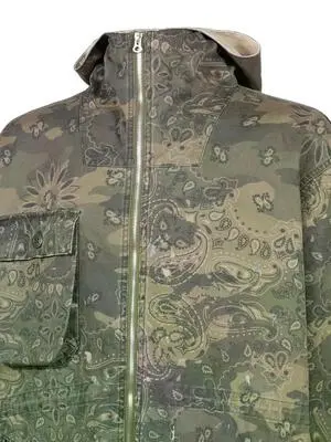 KAMIYA Paisley Camouflage Hooded Jacket