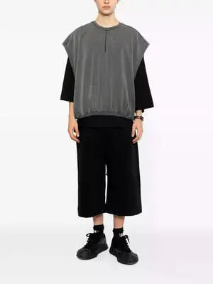 THOM KROM Distressed-effect Sleeveless Sweatshirt