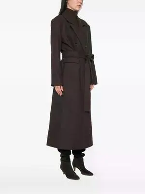 GESTUZ Double-breasted Belted Coat