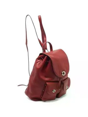 COACH Turnlock Leather Backpack