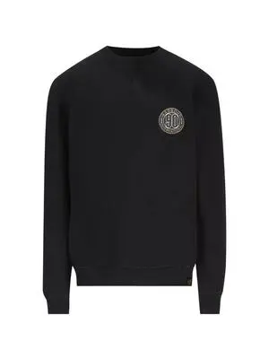 Barbour 90th Anniversary Logo-patch Sweater - Black