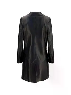TOM FORD Double-breasted Calf Leather Coat