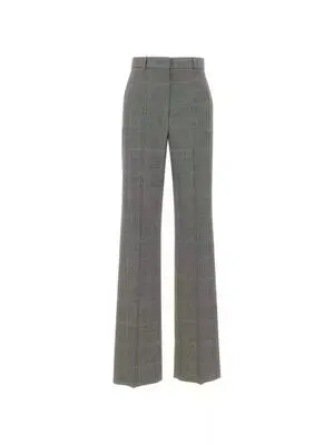 Max Mara Prince Of Wales Check Wide-leg Trousers