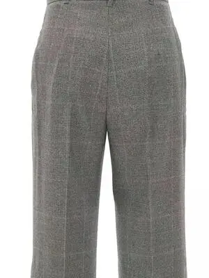 Max Mara Prince Of Wales Check Wide-leg Trousers